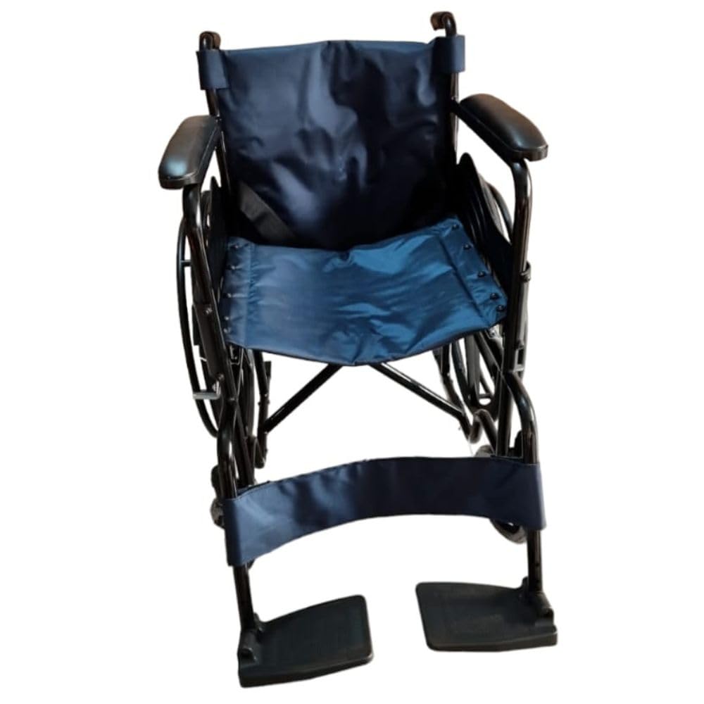 Medimech Solutions Mag Wheel Regular Foldable Wheelchair with Safety ...