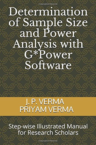 Buy Determination of Sample Size and Power Analysis with G*Power ...