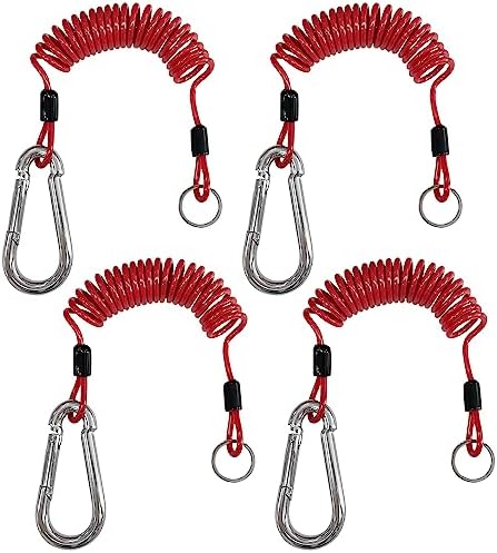 Amazon.com: Sutekus Breakaway Trailer Cable Spring Towing Coiled Wire ...