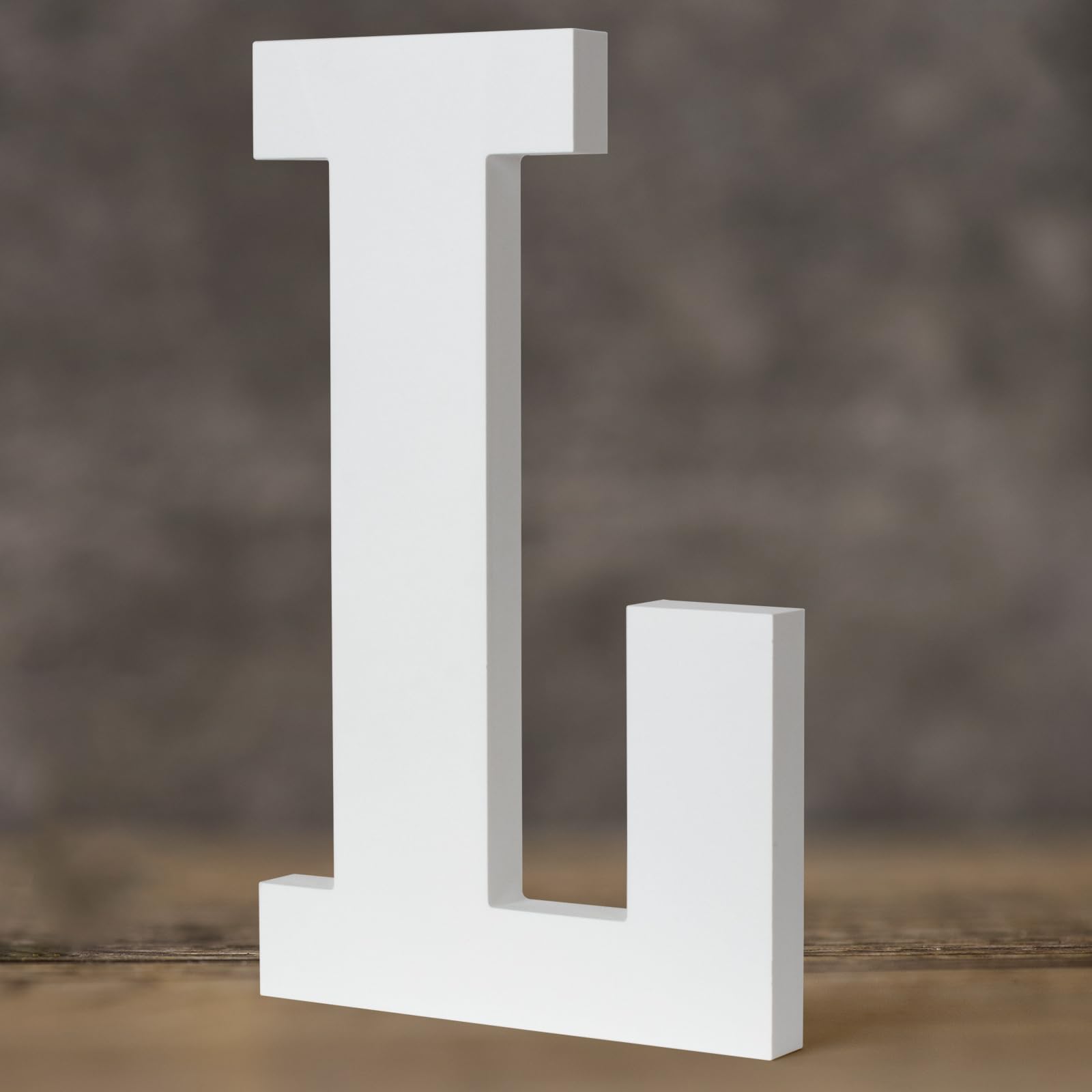 Snapklik.com : 15 Inch White Wood Letters, Extra Large Unfinished ...