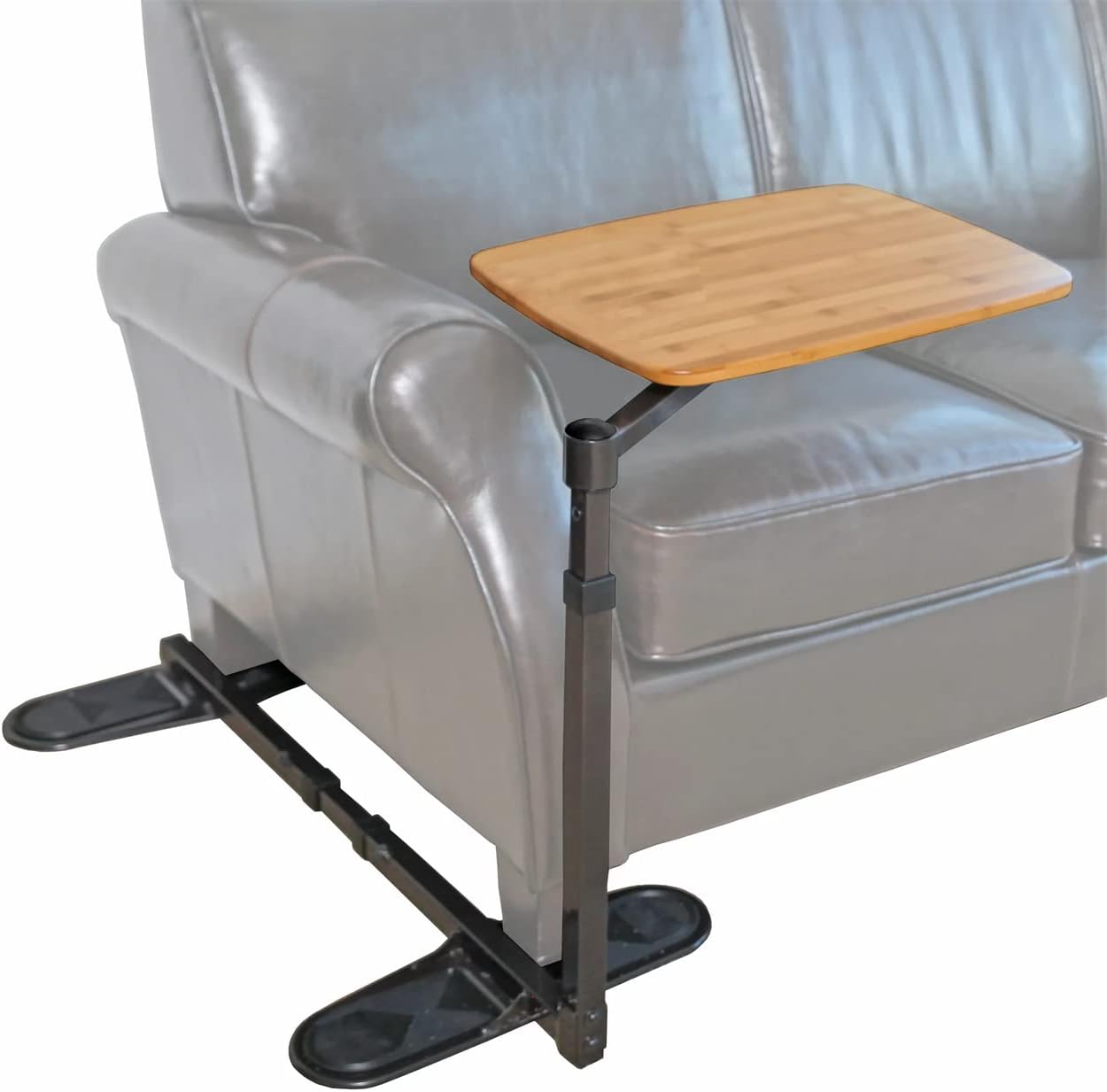 Amazon.com: Life Independence Tray Table, Adjustable Bamboo Swivel TV ...