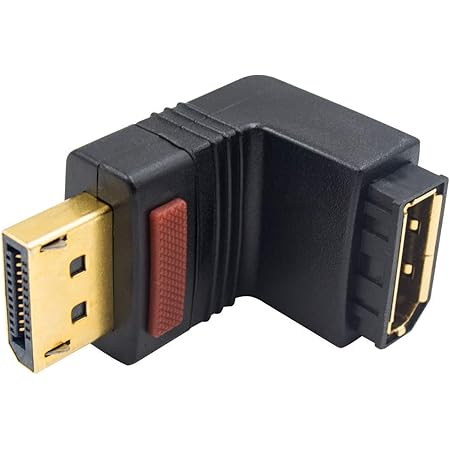 Amazon.com: Poyiccot DP to DP Adapter, 90 Degree Up Angle Displayport ...