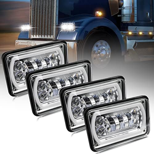 Amazon.com: MAYELLO 4x6 Led Headlights Dot Approved Hi/Lo Sealed Beam ...