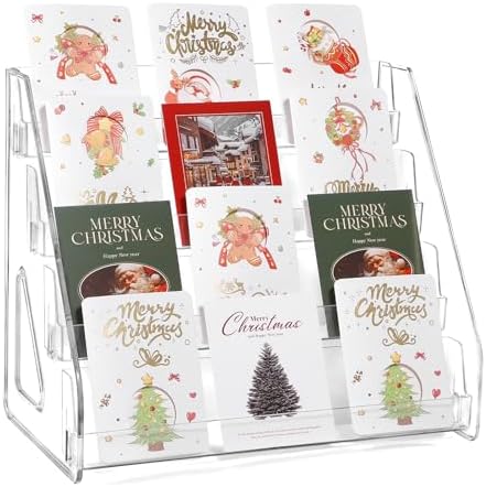 Amazon.com: TrendTrust Upgraded 4 Tier Card Display Stand, Trading ...