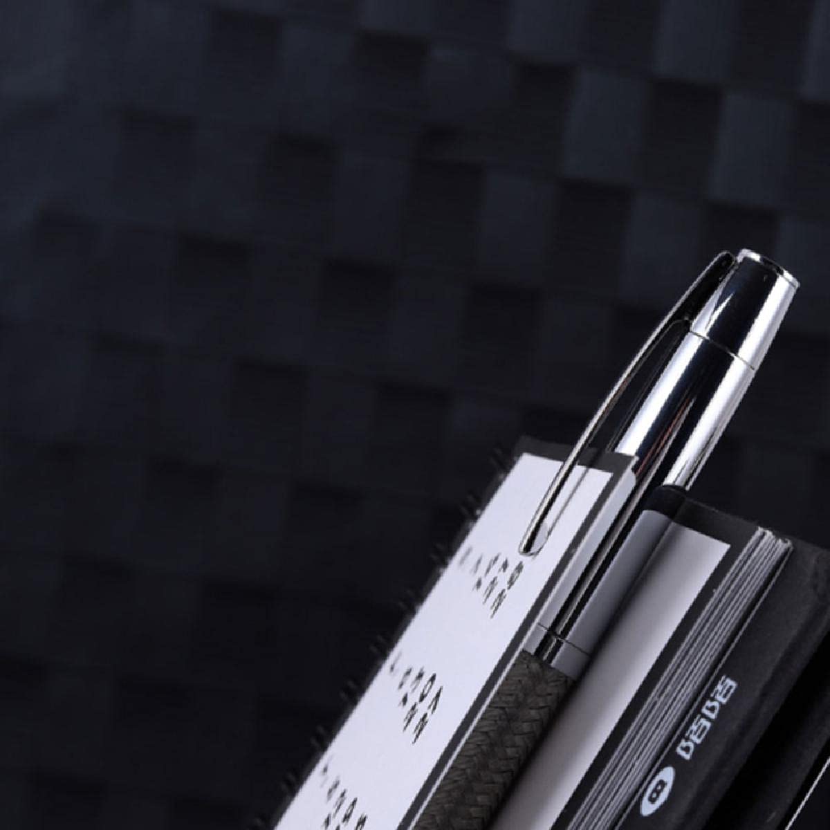 Ball Bearing Blower Motor Metal Wire Braided Ballpoint Pen - Silver ...