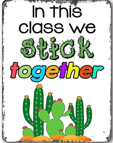 Amazon.com : Growth Mindset Classroom Decor - in This Class We Stick ...