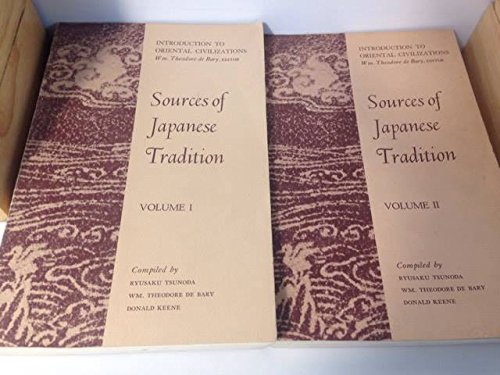Sources of Japanese Tradition, Two Volume Set: Books - Amazon.ca