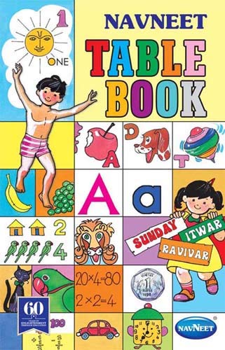 Buy Navneet Table Book | English | Table Books | Pre Primary Book ...