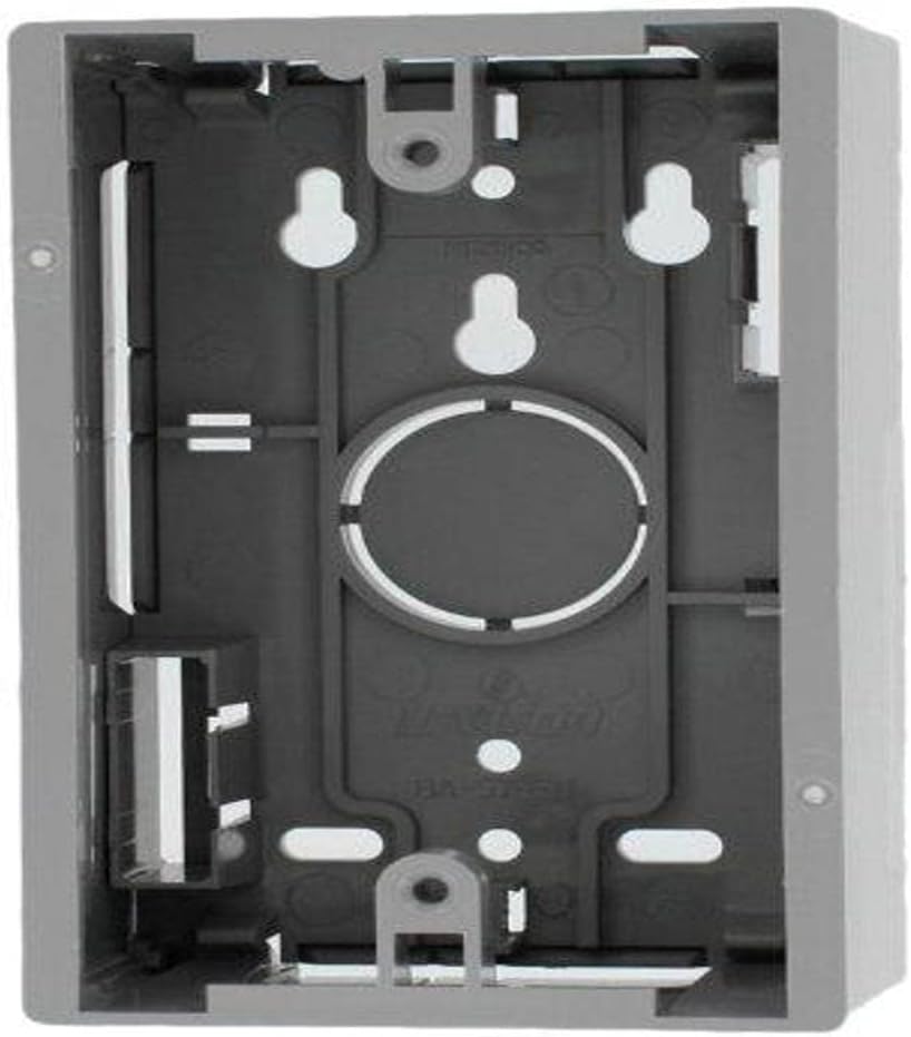 Leviton 42777-1GA Surface Mount Backbox, Single Gang, Grey, 1.89 ...