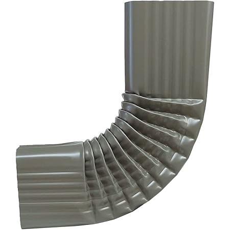 Amazon.com : Gutterworks.com 90 Degree Aluminum Downspout Gutter Elbow ...