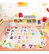 Amazon.com: LTKOUGFAM Soft Kids Area Rug, Large Washable Space Mat, Non ...