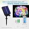 Amazon.com: 66ft Solar Pool Lights for Above Ground Pools,180 LEDs ...
