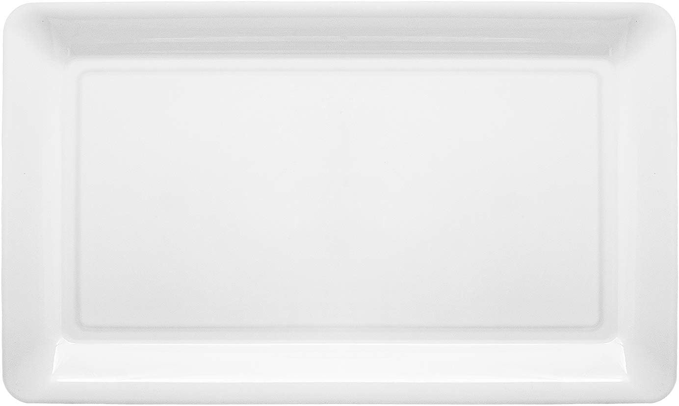 Amazon.com | Party Essentials Heavy Duty Hard Plastic 12 x 18-Inch ...