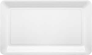 Amazon.com | Party Essentials Heavy Duty Hard Plastic 12 x 18-Inch ...