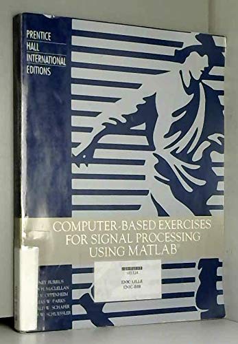 Computer Based Exercises For Signal Processing Using Matlab 8792