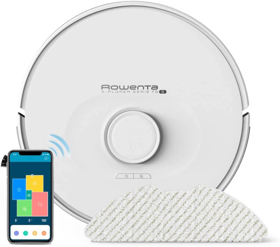 Rowenta X-Plorer S75 Animal Allergy RR8577WH Robot Vacuum Cleaner User ...