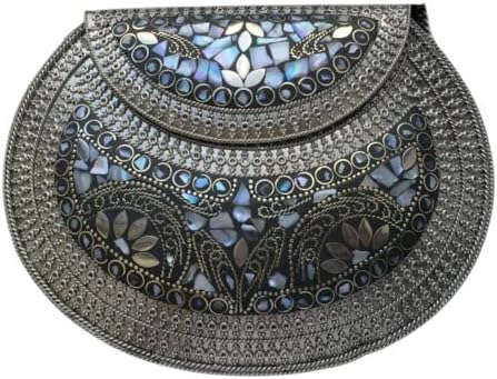 Amazon.com: Indian-Inspired Handicrafted Mosaic Purse for Women ...