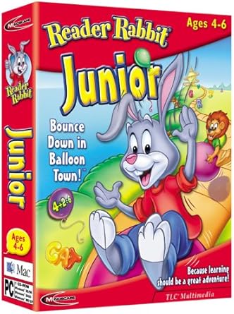 Reader Rabbit Junior Bounce Down Balloon Town : Amazon.co.uk: Software