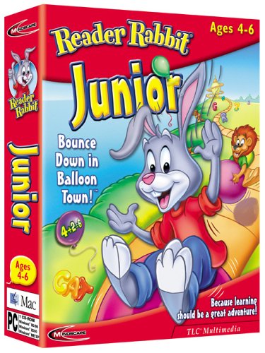 Reader Rabbit Junior Bounce Down Balloon Town : Amazon.co.uk: Software