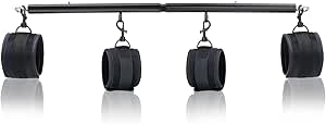 Amazon.com : Black Heavy Duty Stainless Steel Expandable Spreader Bar ...