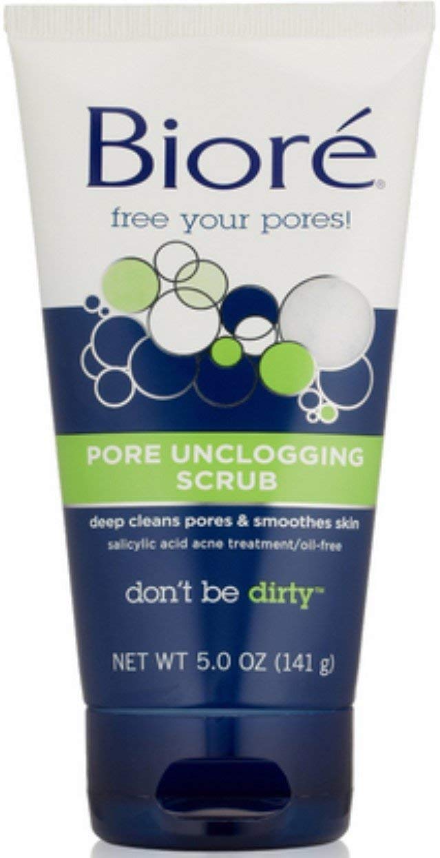 Amazon.com: Biore Pore Unclogging Scrub 5 oz (Pack of 7) : Beauty ...