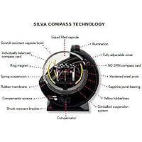 Amazon.com : Silva C58 Compass, Black, One Size : Sports & Outdoors