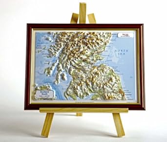 Scotland South Raised Relief Map (Raised Relief Maps Series ...
