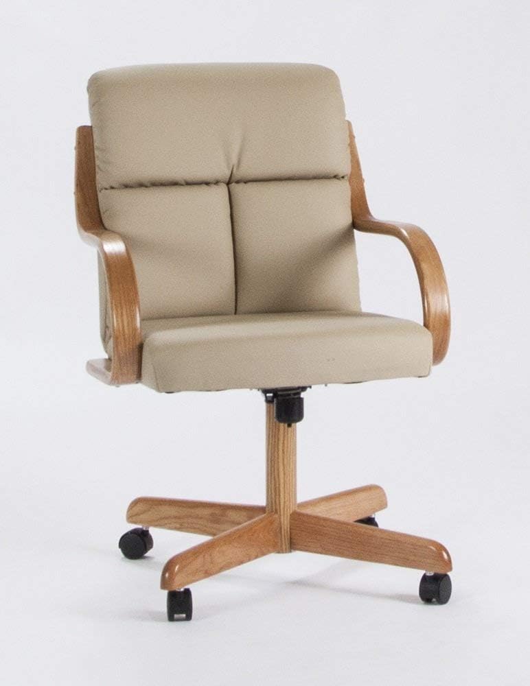 Amazon.com: Caster Chair Company Gale Swivel Tilt Caster Dining Arm ...