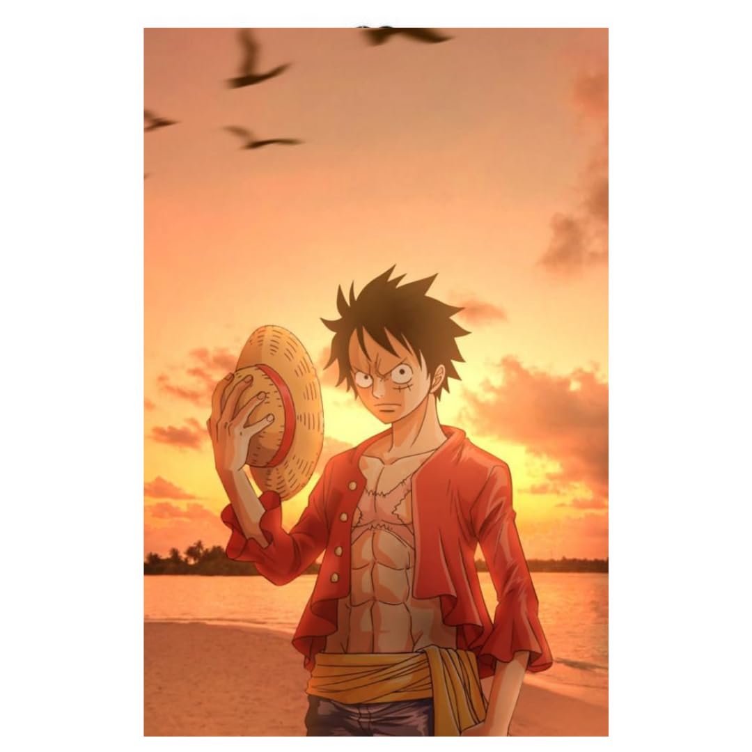 Monkey D. Luffy | One Piece Posters for Wall | A3 and A4 sizes | 400 ...