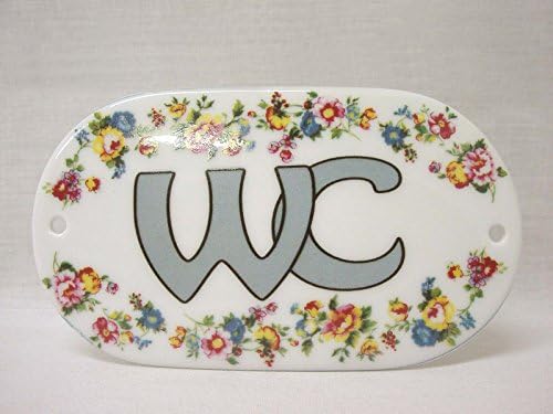 Placa Cartel Letrero Ovalada Puerta Pared BAÑO WC Aseo Servicio ...