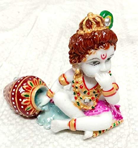 Buy REGULAR Resin Little Krishan (Multicolour) Online at Low Prices in ...
