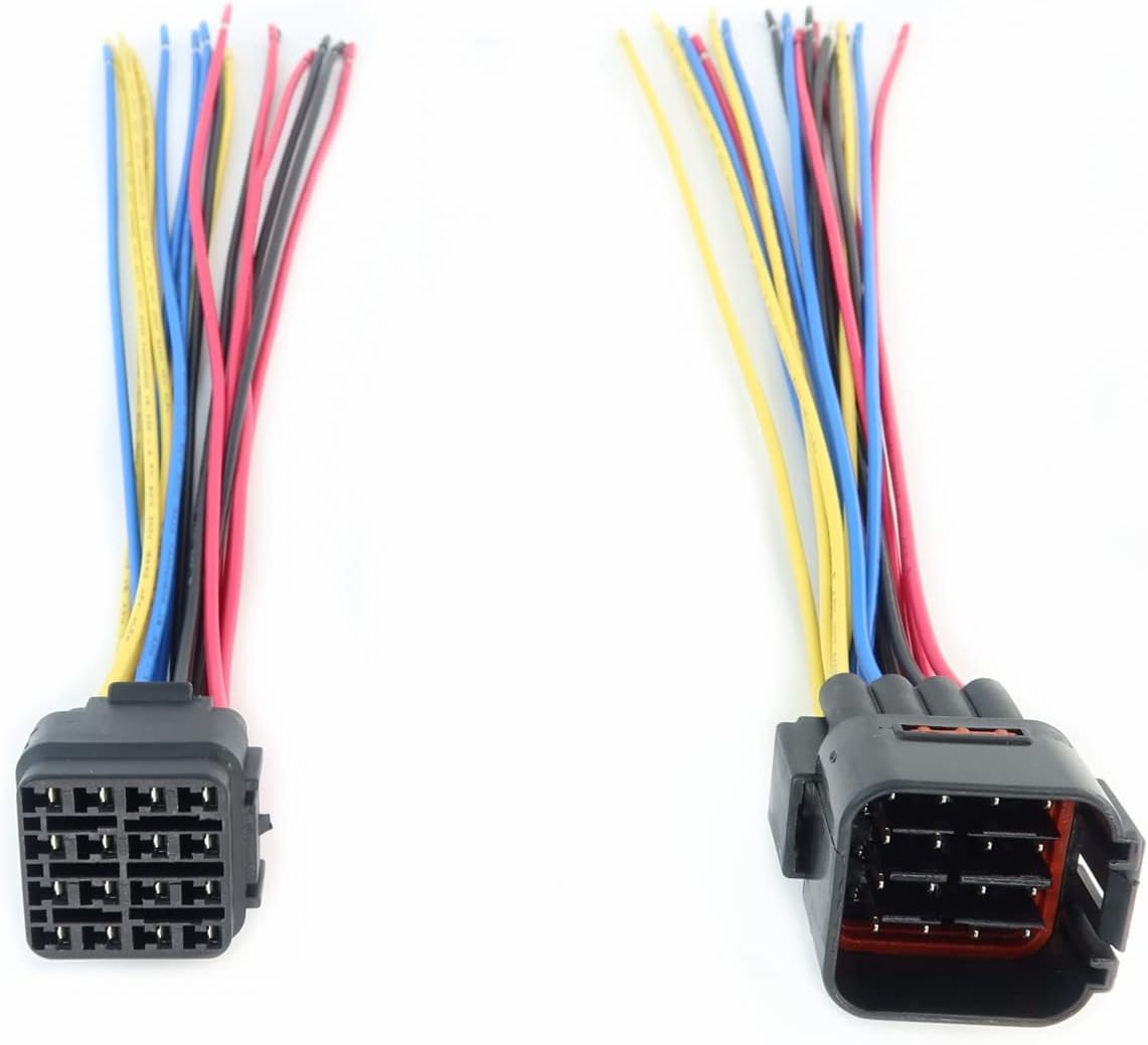 Amazon.com: 15 PIN Male/Female Quick Disconnect Harness : Industrial ...