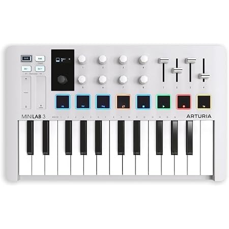 Amazon.com: Arturia MiniLab 3 Mini Hybrid Keyboard Controller : Musical ...