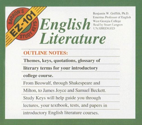 Amazon | English Literature (Barron's EZ-101 Study Keys) | Griffith ...