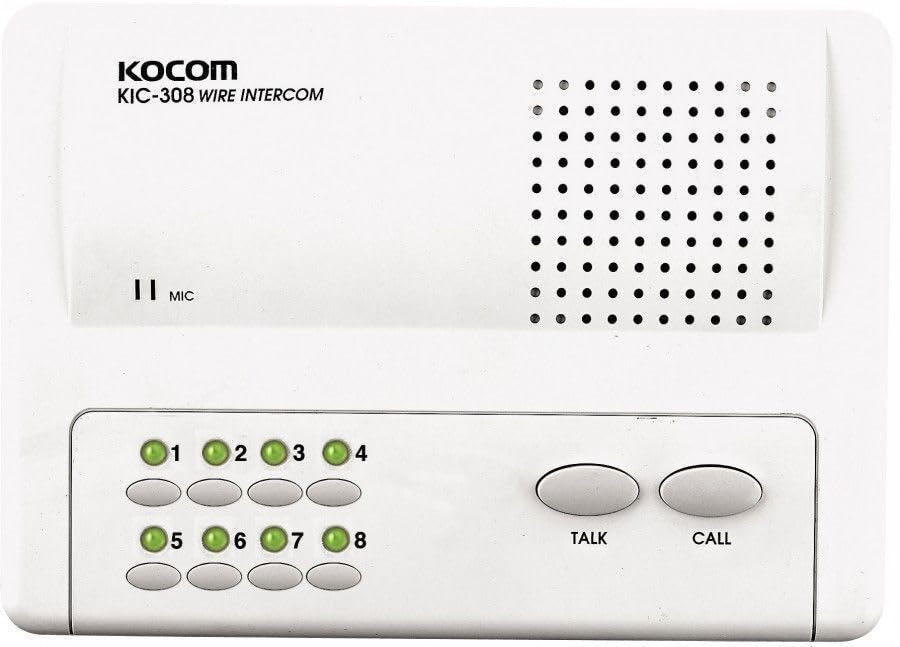 Kocomwired Intercom Master Unit Station Kic 308 8ch Led Control ...