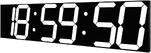 Amazon.co.jp: Electronic Clock, Wall Clock, Easy to Read Digital Clock ...