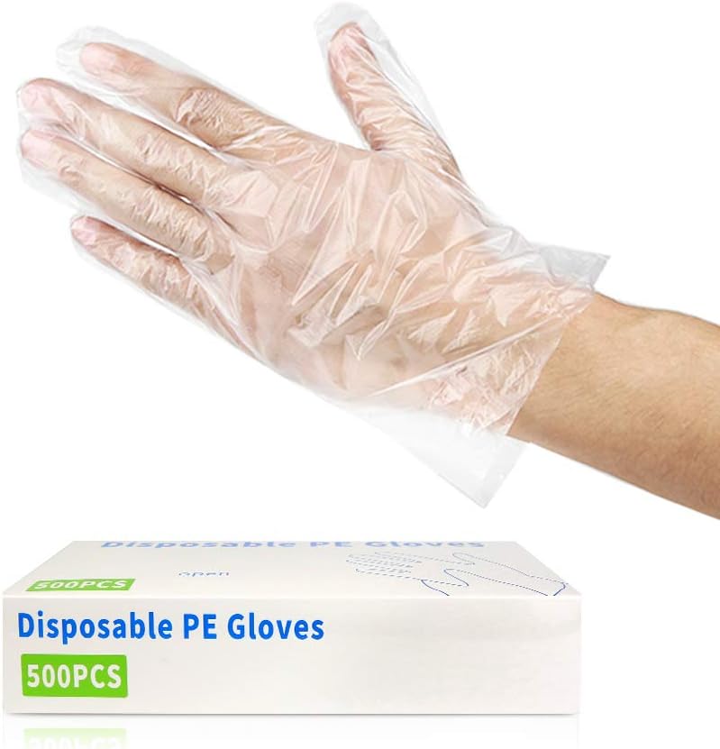 Choice Poly Disposable Polyethylene Gloves (Pack of 1000 - Small ...