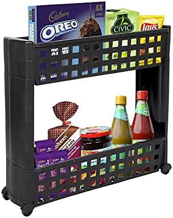 Attro Slim Rack 2 Layer Rack Made with Heavy Plastic Material ...