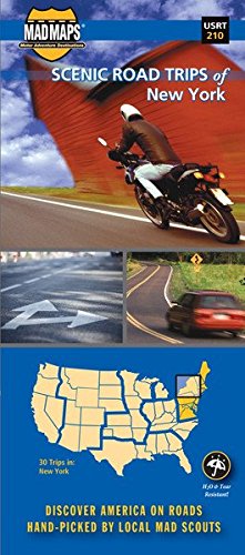 MAD Maps - Scenic Road Trips Map of New York - USRT210: MAD Maps, MAD ...