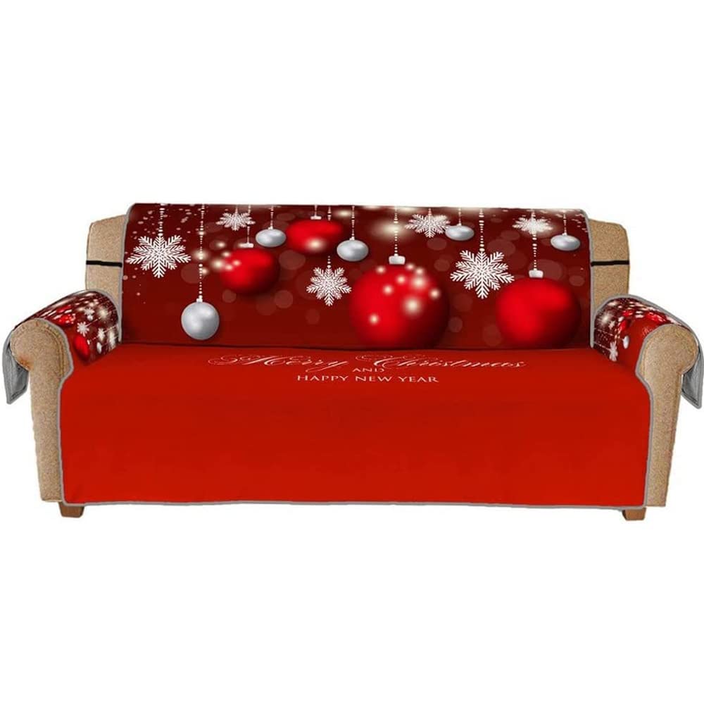 Amazon.com: Christmas Sofa Slipcover Christmas Sofa Cover Couch Cover ...