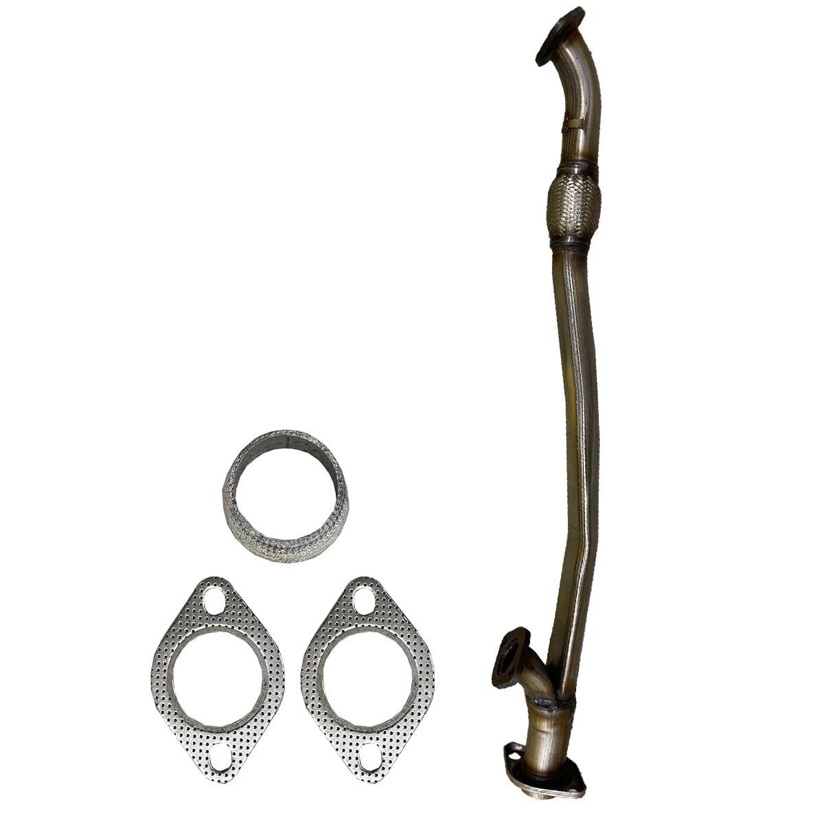 Front Direct-Fit Y-Pipe - Exhaust Flex Pipe Compatible with 2007 2008 ...