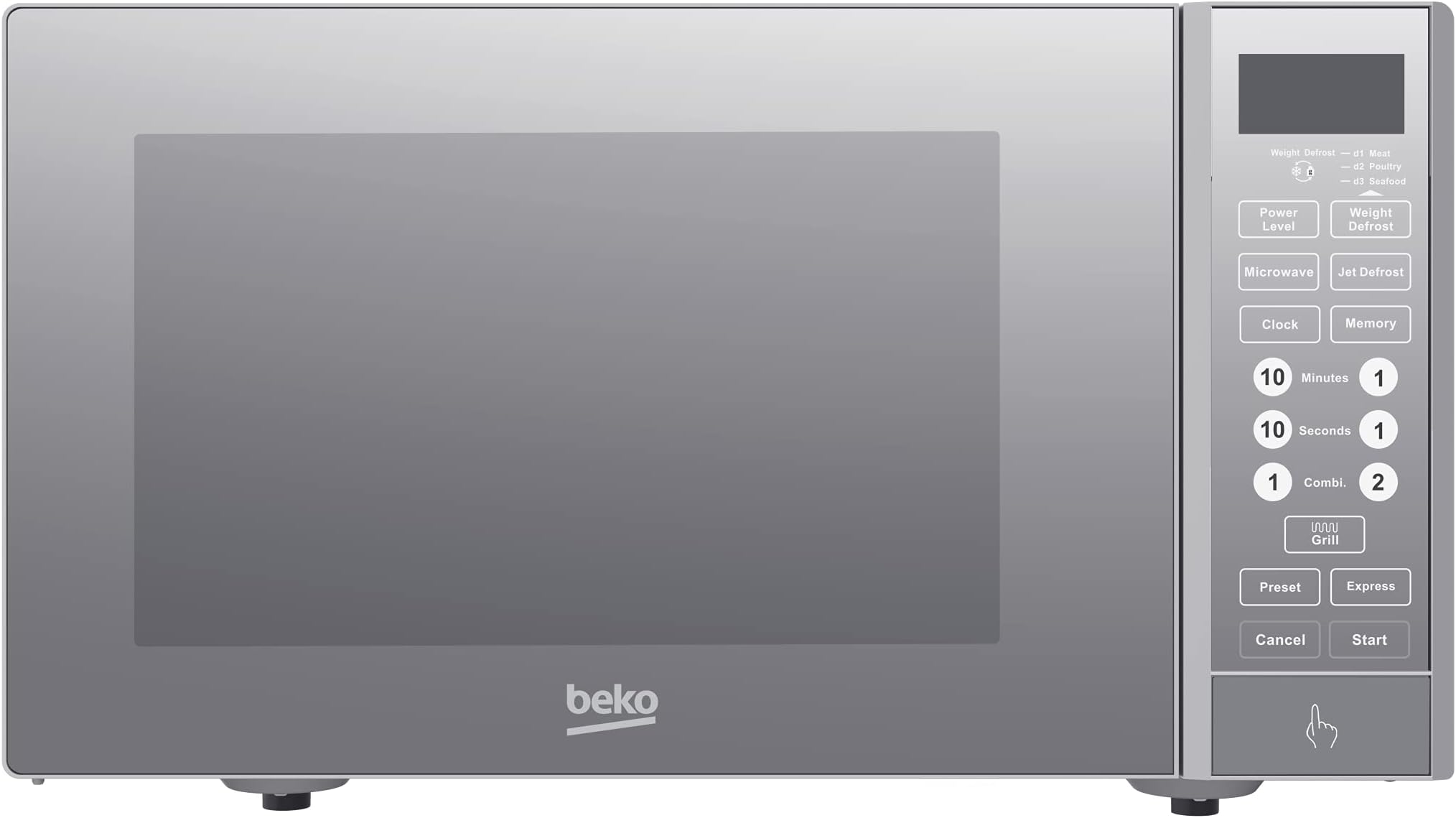 Beko forno a Microonde MGF23330S, 23 L, Digitale, Funzione Grill ...