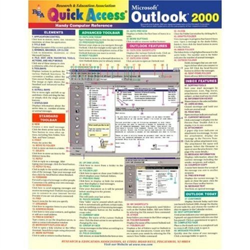 Microsoft Outlook 2000 Quick Access (Quick Access Reference Charts ...