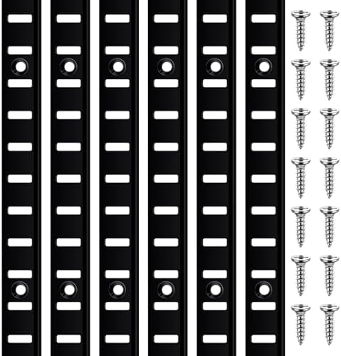 Amazon.com: Yaocom 6 Pcs 36 Inch Shelf Pilaster Metal Mortise Mount ...
