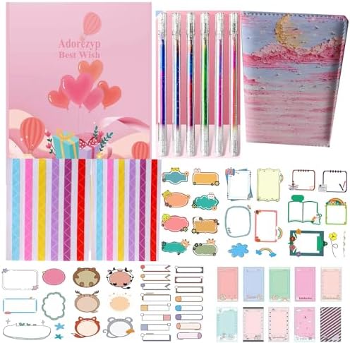 Amazon.com: Nollh DIY Journal Kit for Girls – Cute Journal Set for Teen ...