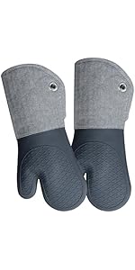 Amazon.com: Oven Mitts and Pot Holders with Cooking Apron Set of 5 ...