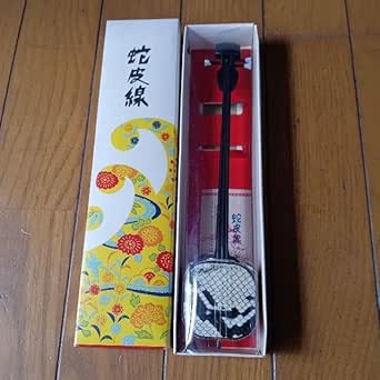 Amazon.co.jp: Snake Skin String Instrument Collection Miniature ...