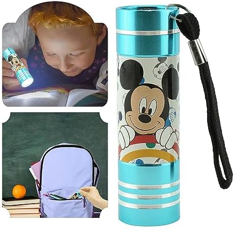 Mickey Mouse Flashlight Torch, 9 LED Torch with Colors LED Flashlight ...