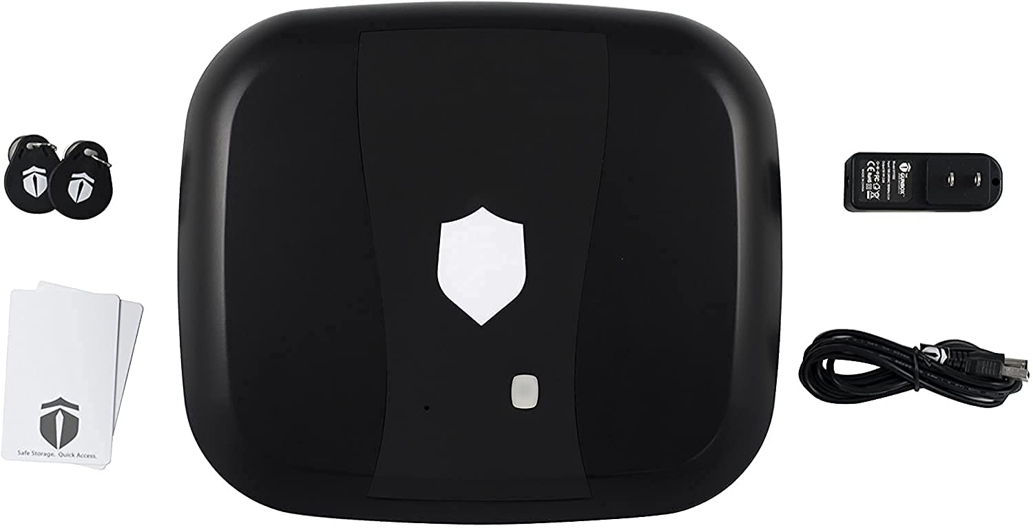 Buy The GunBox Guardian Gun Safe - Black Portable Safe with Biometric ...