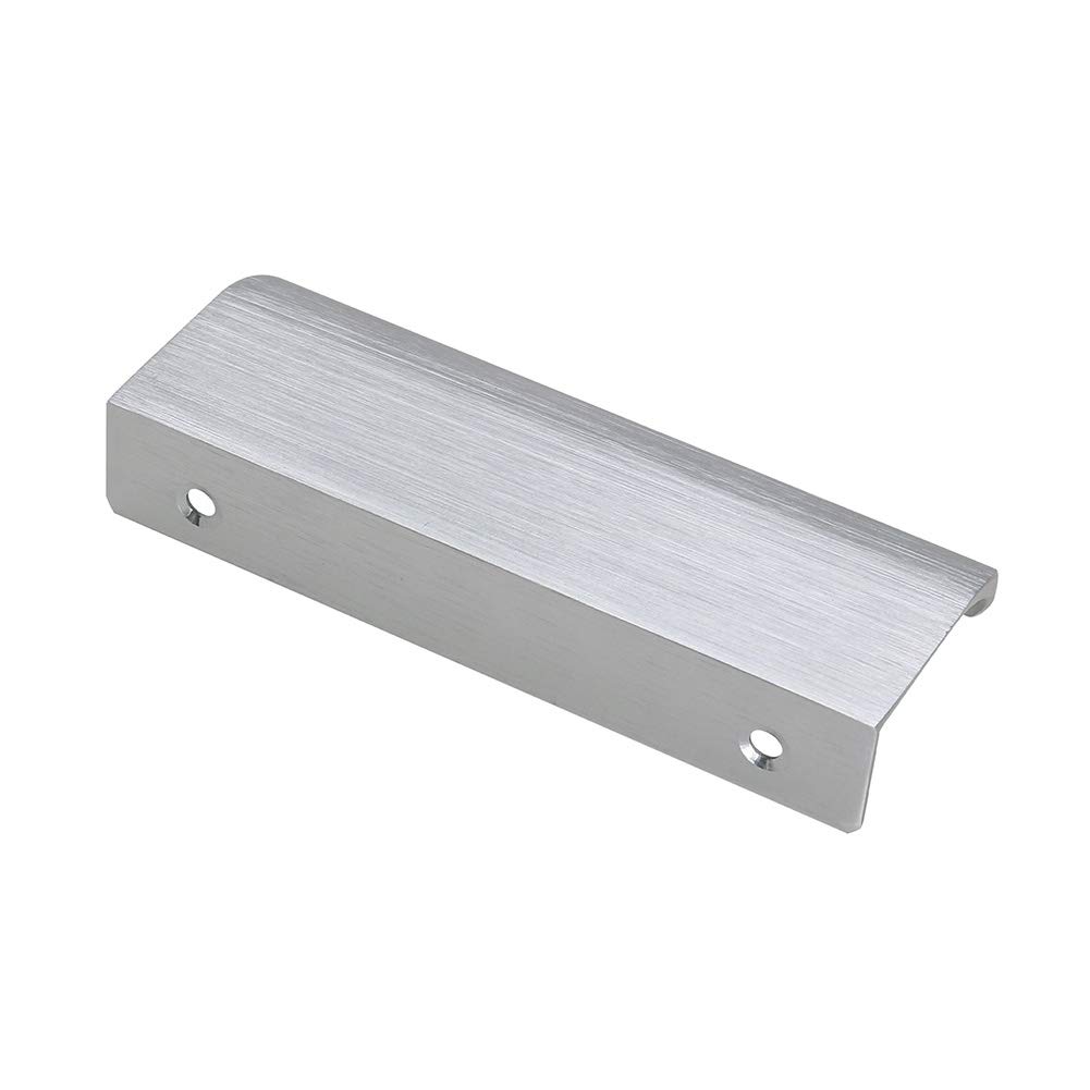 Snapklik.com : Homdiy Tab Edge Pull Brushed Nickel Cabinet Handles ...